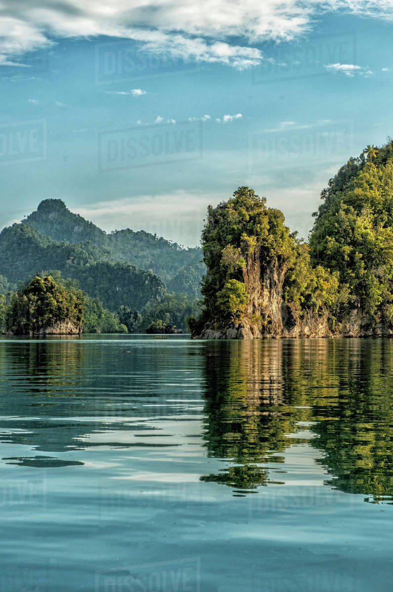 Karst rock formations in ocean, Raja Ampat, New Guinea, West Papua ...