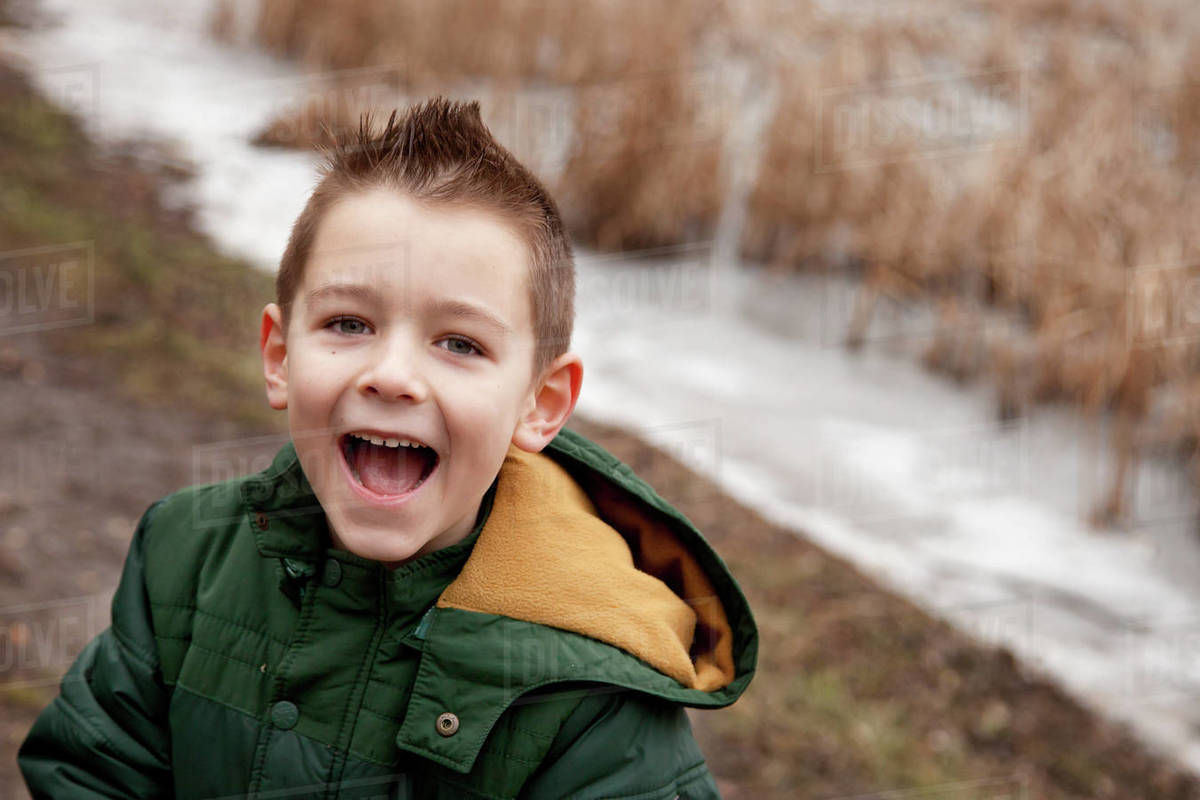 Portrait of a happy boy - Royalty-free Stock Photo | Dissolve