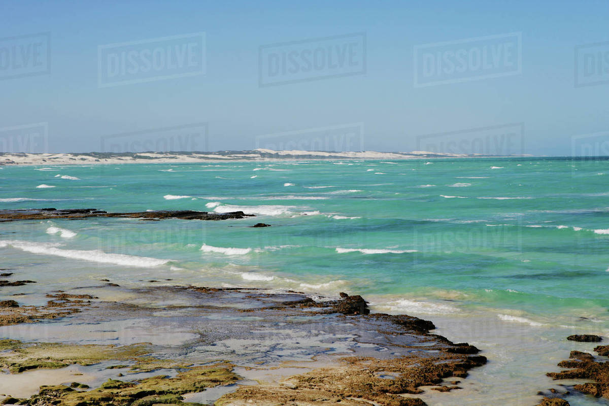 South Africa, Western Cape Province, Arniston, View of beach - Royalty ...