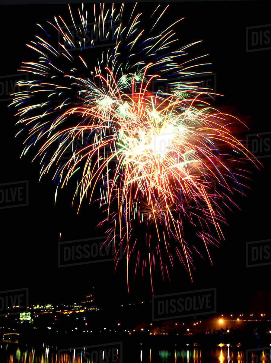 Sumidagawa Fireworks Festival, Tokyo, Japan - Royalty-free Stock Photo ...