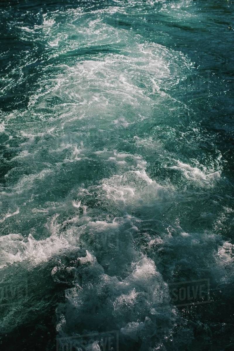 Close-up of churning sea water, Croatia - Royalty-free Stock Photo ...