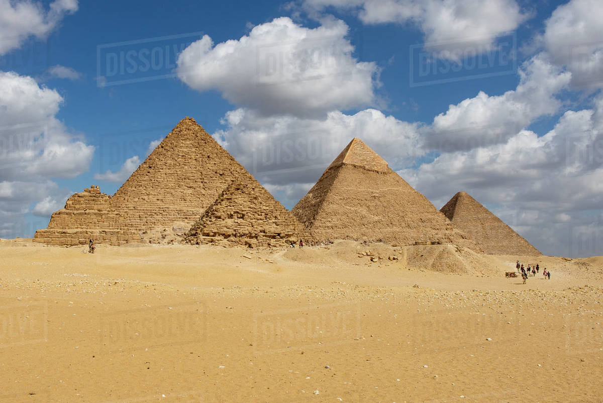 Giza Pyramid Complex, Cairo, Egypt - Stock Photo - Dissolve
