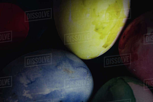 Set of poorly colored eggs - Royalty-free Stock Photo | Dissolve