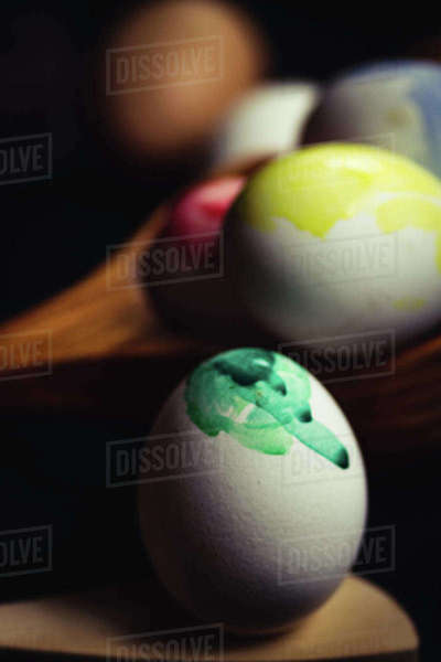 Set of poorly colored eggs - Royalty-free Stock Photo | Dissolve