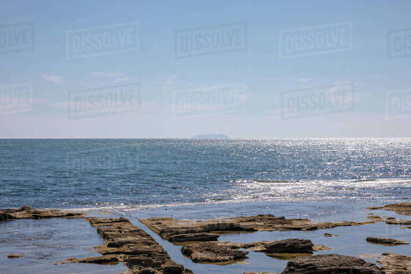 Panoramic view of Ligurian sea from Terrazza Mascagni - Stock Photo ...