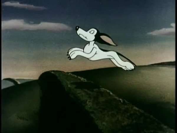 Cartoon of dogs jumping over wall - SD Royalty-free Stock Video Footage ...