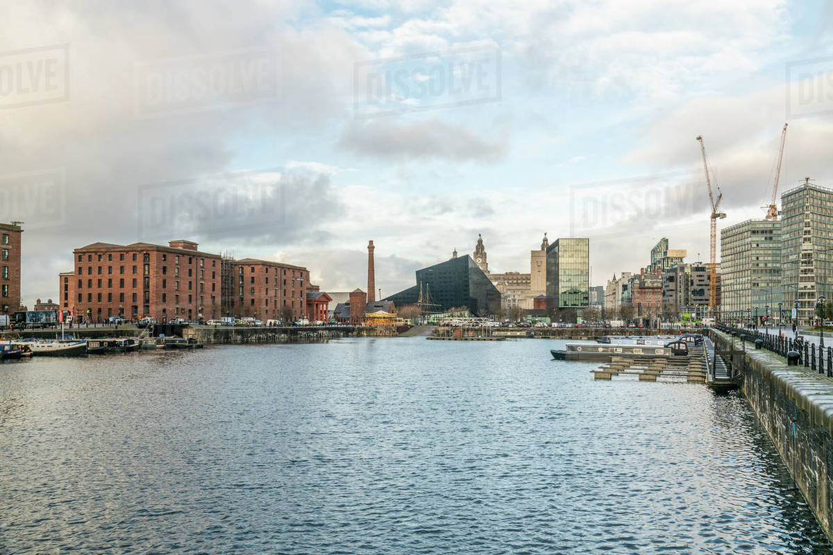 Royal Albert Dock in Liverpool, England, Europe - Royalty-free Stock ...
