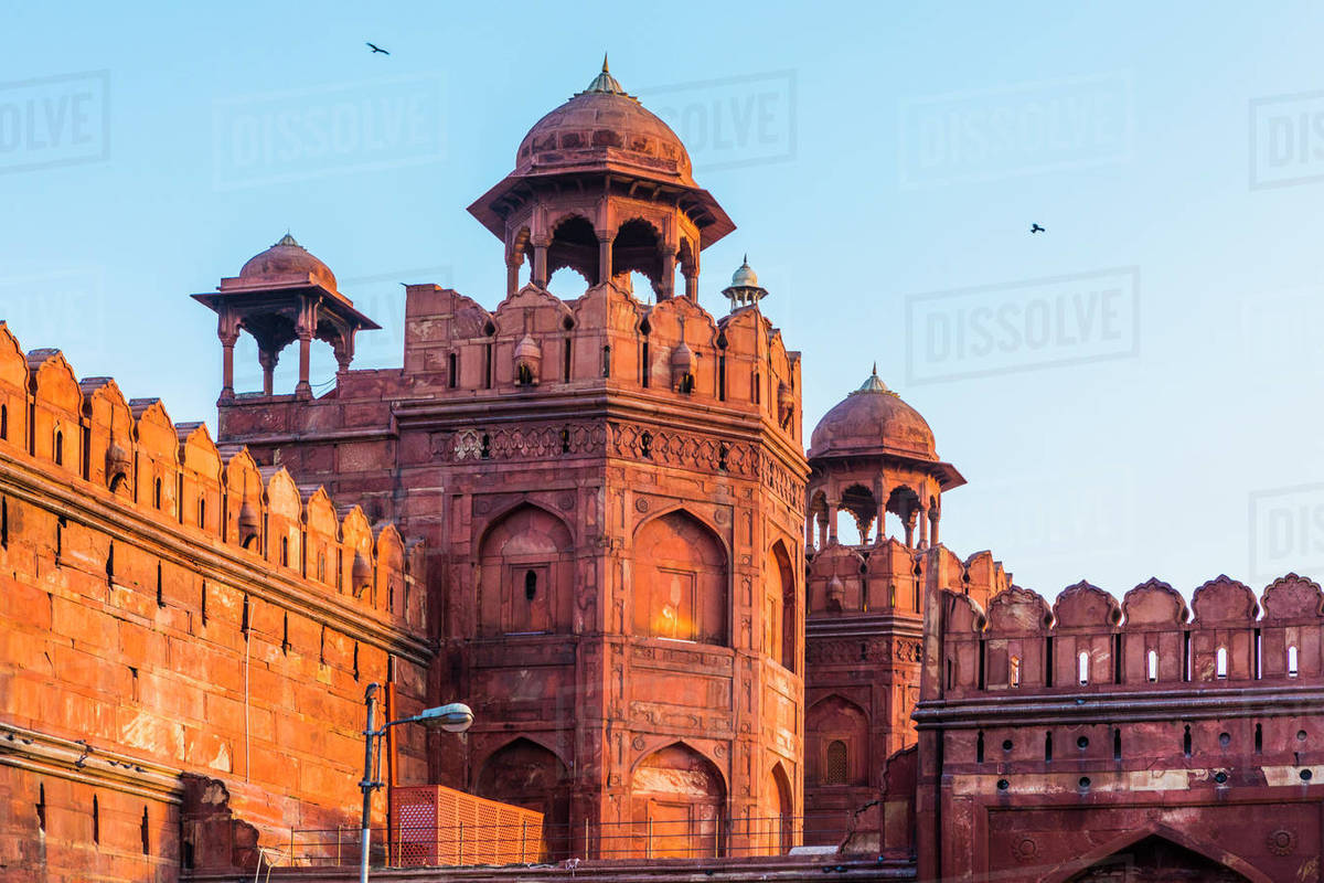 Red Fort, UNESCO World Heritage Site, Old Delhi, India, Asia - Royalty ...