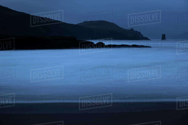 Kinard beach at dawn, Dingle Peninsula, County Kerry, Munster, Republic ...