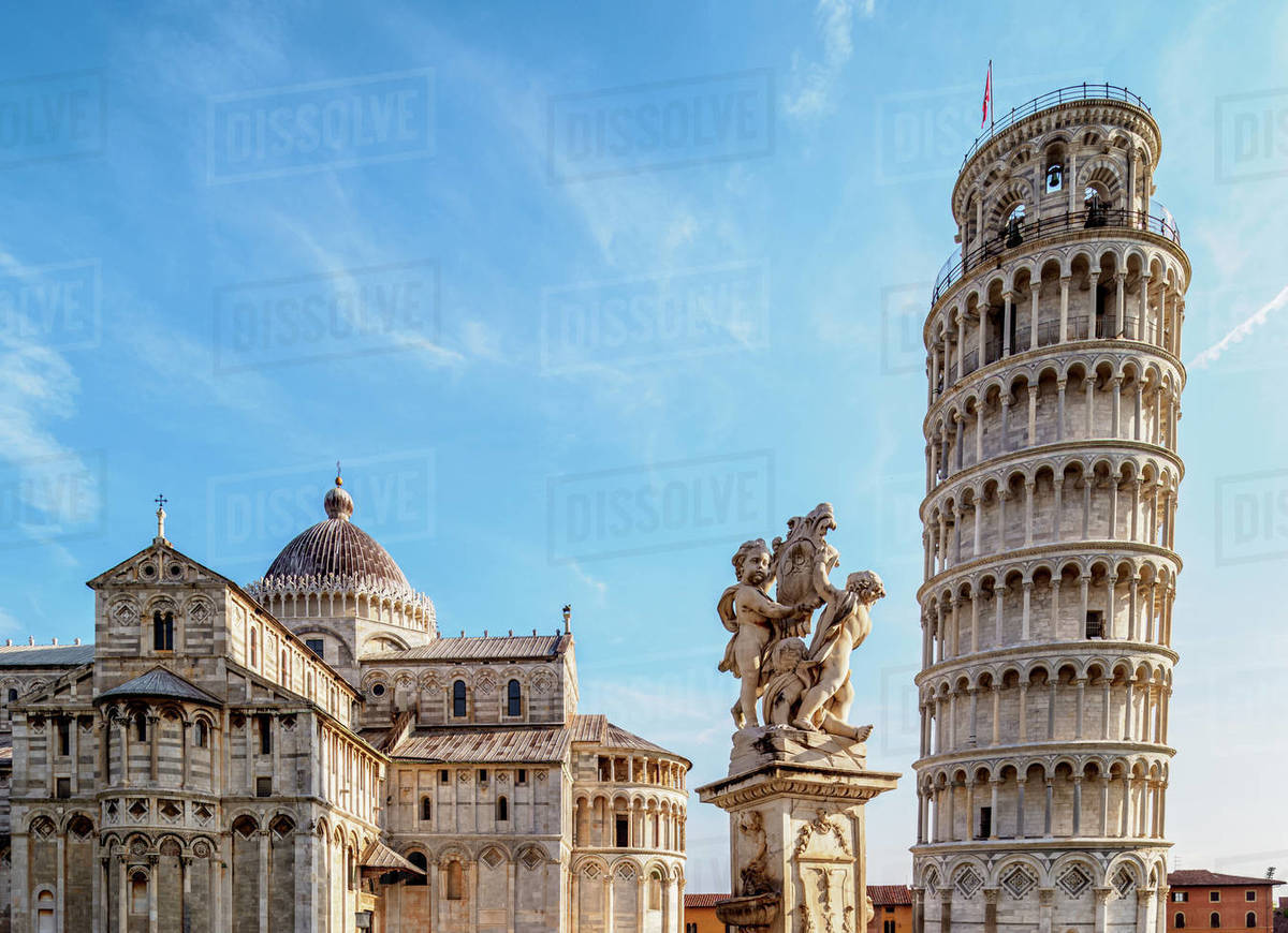 Cathedral and Leaning Tower, Piazza dei Miracoli, UNESCO World Heritage ...