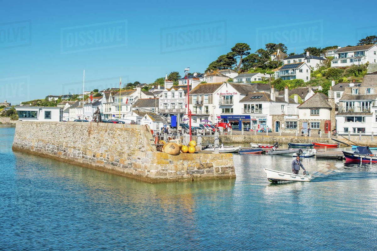 St. Mawes harbour, Cornwall, England, United Kingdom, Europe - Stock ...