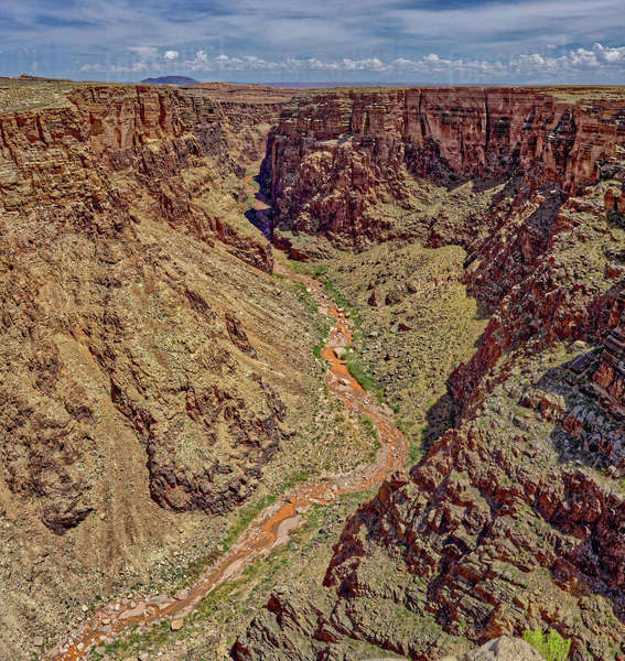 An area of the Little Colorado River Gorge east of the Grand Canyon ...