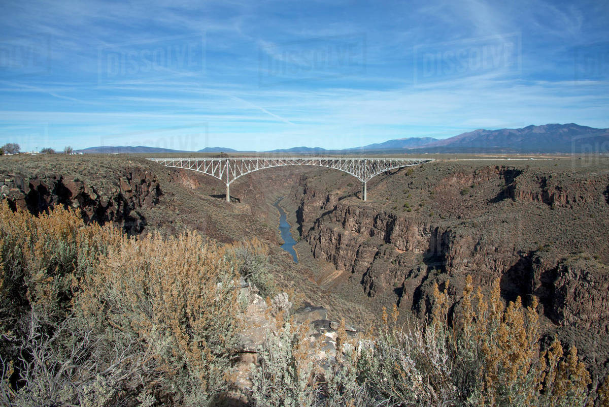 Rio Grande Gorge Bridge, Taos, New Mexico, United States of America ...