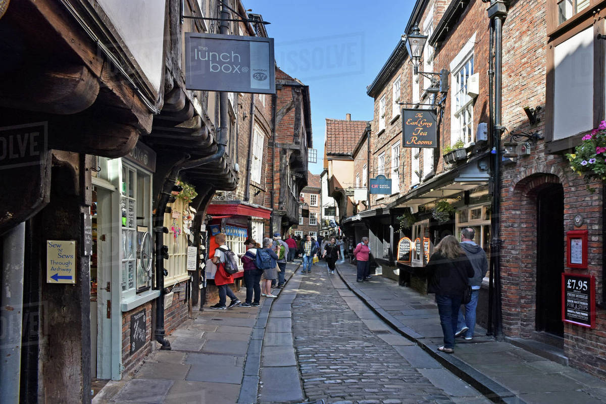 The Shambles, the ancient street of the butchers of York, mentioned in ...