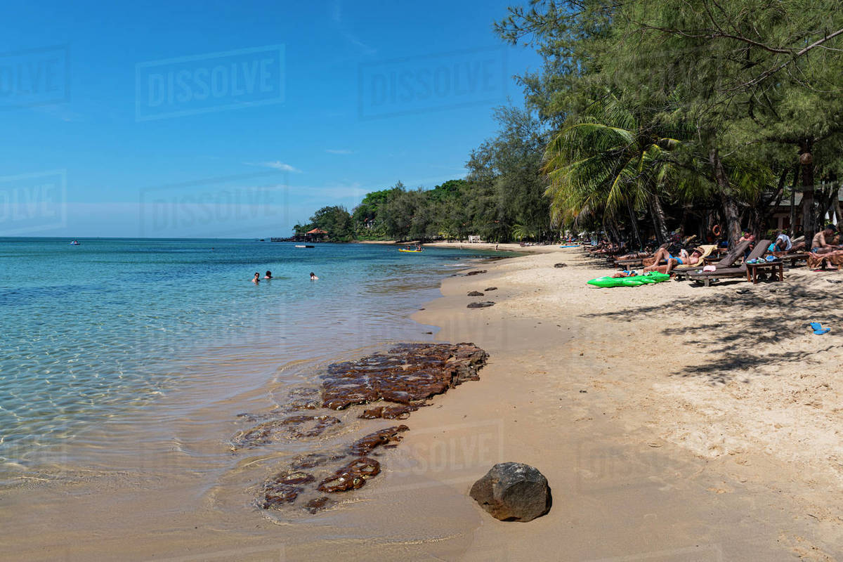 Ong Lang beach, island of Phu Quoc, Vietnam, Indochina, Southeast Asia ...
