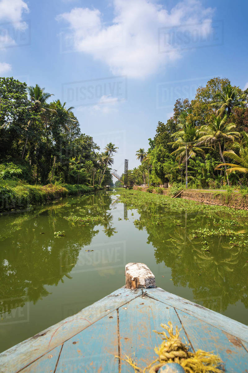 Backwaters, Alappuzha (Alleppey), Kerala, India, Asia - Stock Photo ...