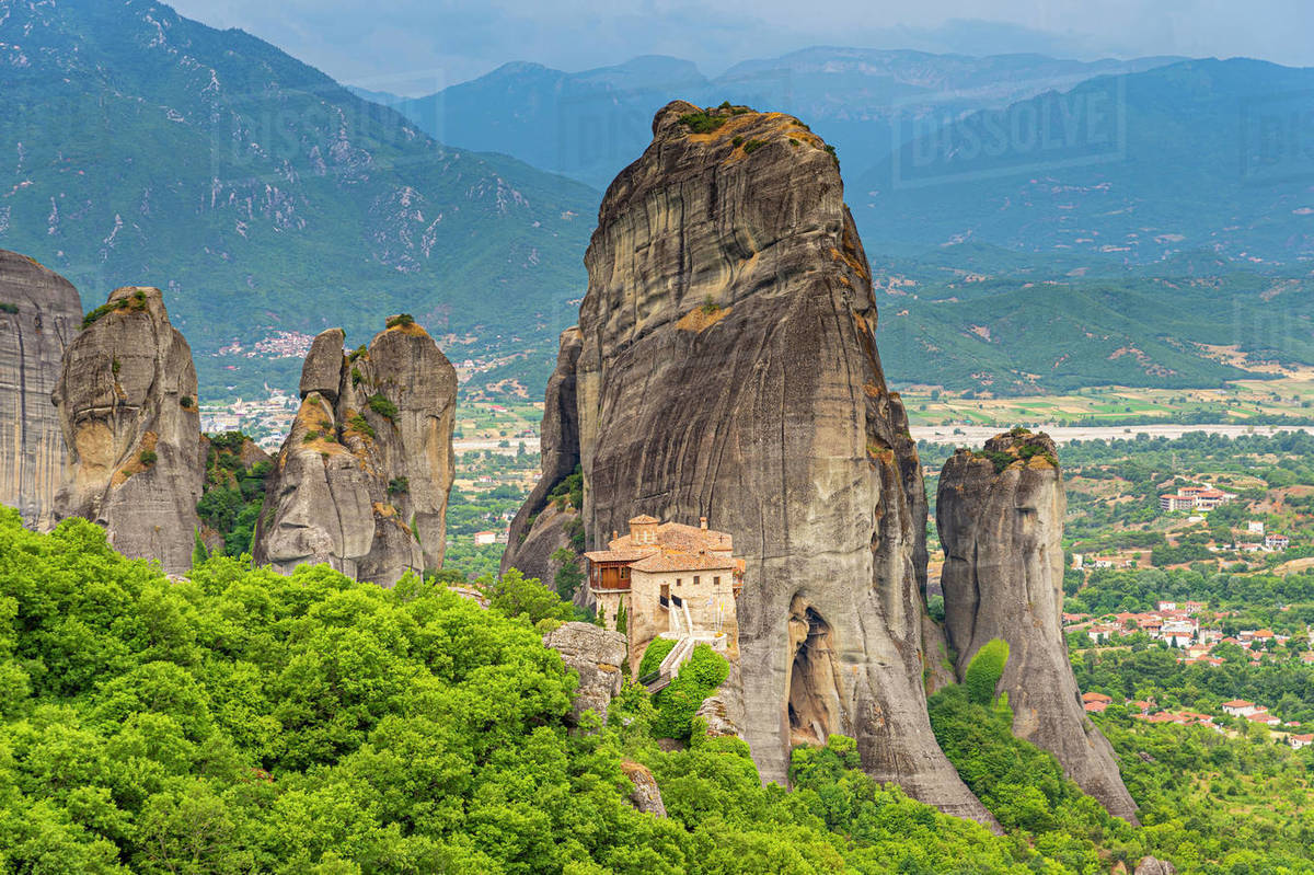 Holy Monastery of Rousanou, UNESCO World Heritage Site, Meteora ...