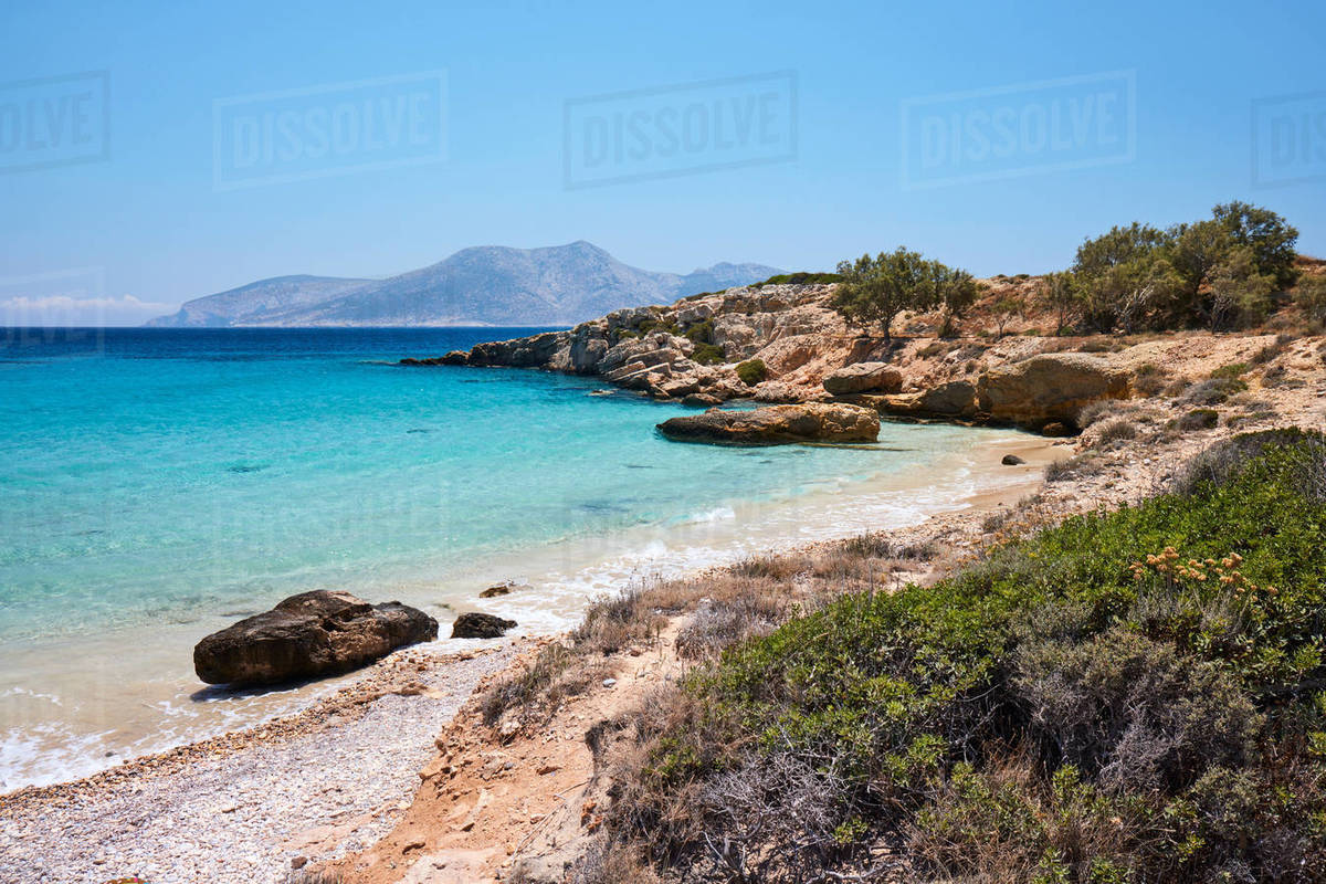 Paralia Pori beach, Koufonisi, Cyclades Islands, Greek Islands, Greece ...