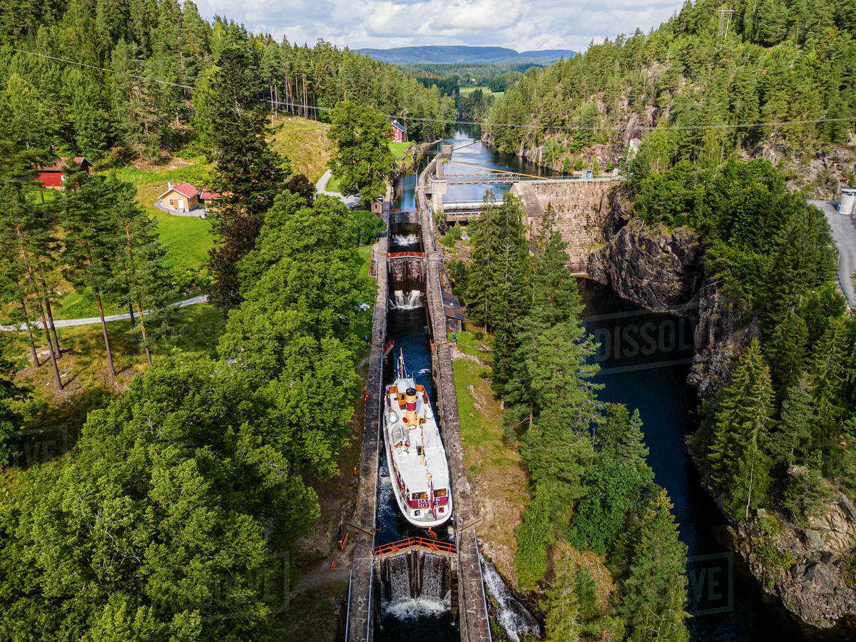 Telemark Canal, Norway, Scandinavia, Europe - Stock Photo - Dissolve