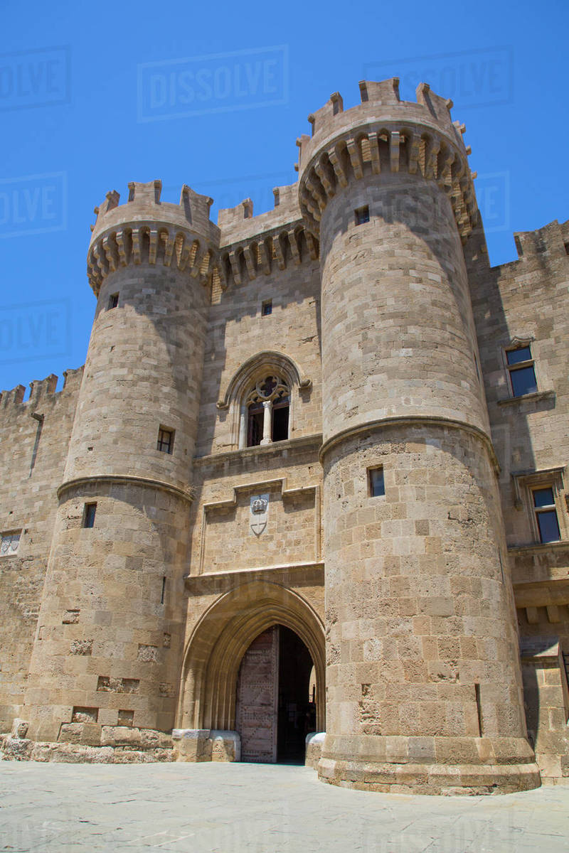 Entrance Gate, Palace of the Grand Master of the Knights, Rhodes Old ...