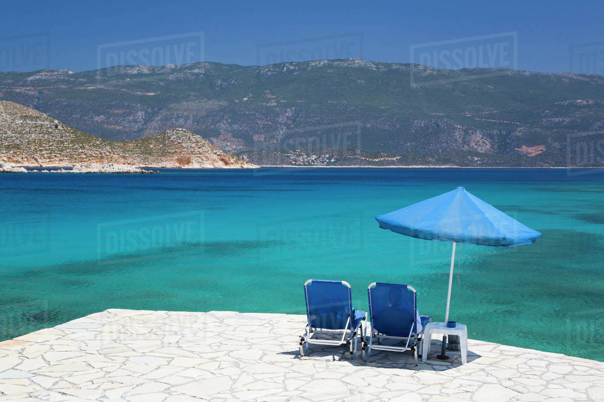 St. George Beach, St. George Island, near Kastellorizo (Megisti) Island ...