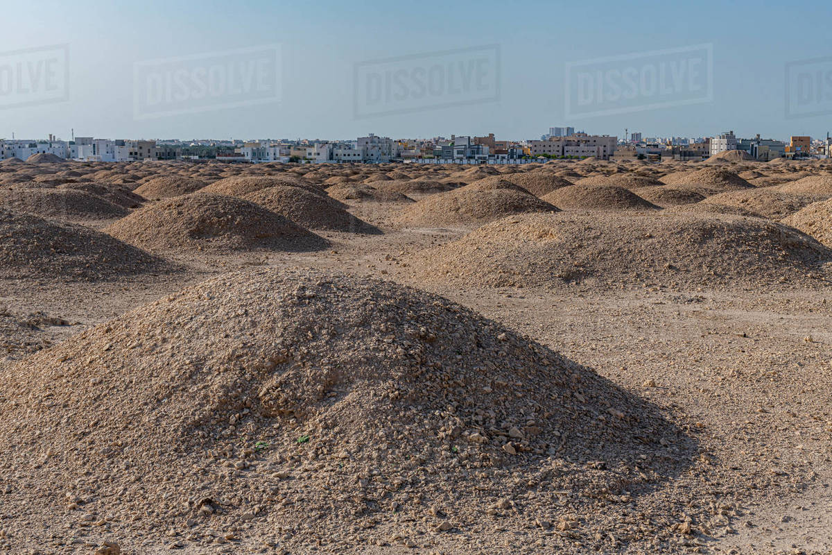 Dilmun Burial Mounds, UNESCO World Heritage Site, Kingdom of Bahrain ...