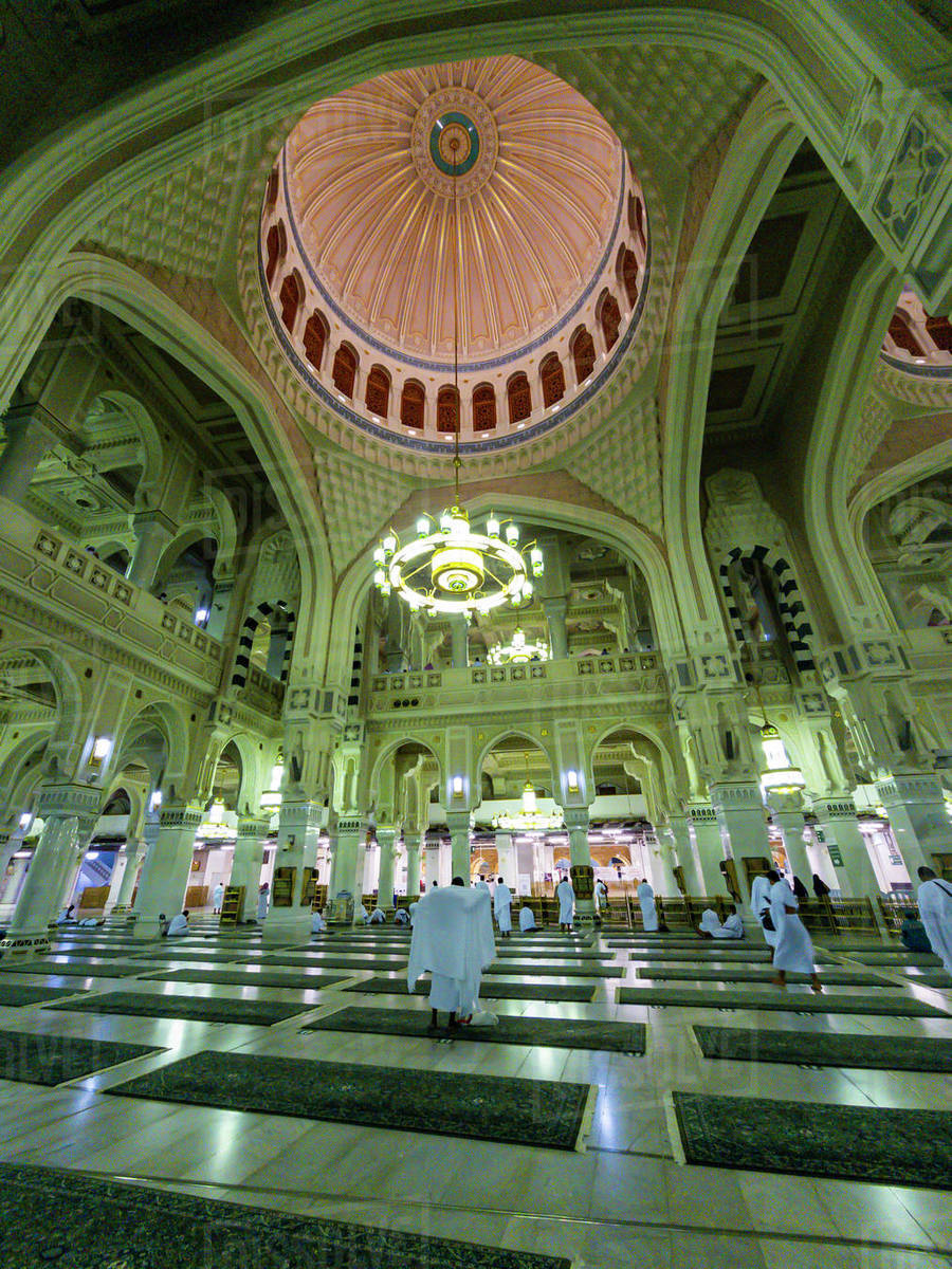 King Fahd Mosque, Mekka (Mecca), Kingdom of Saudi Arabia, Middle East ...