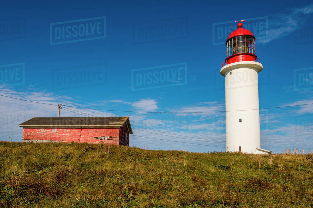 Cape Race Lighthouse, Cape Race, Avalon Peninsula, Newfoundland, Canada ...