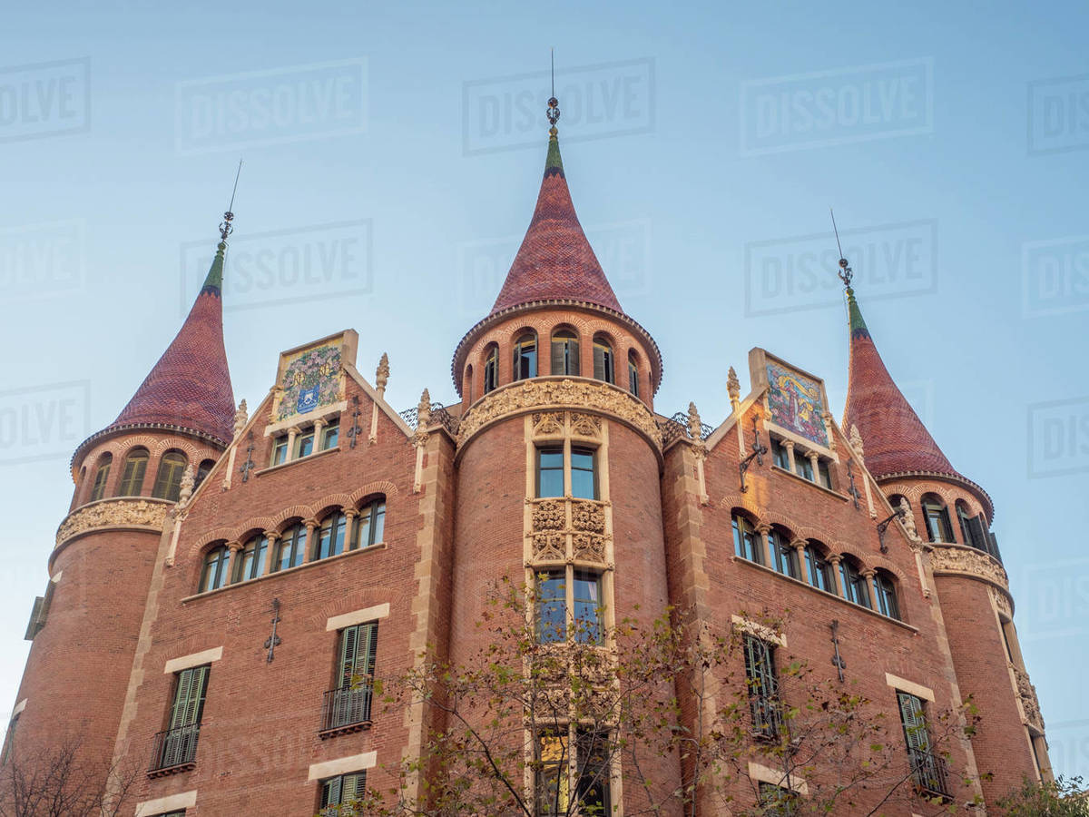 Casa Terrades (Casa de las Punxes) (House of Spires), designed by Josep ...