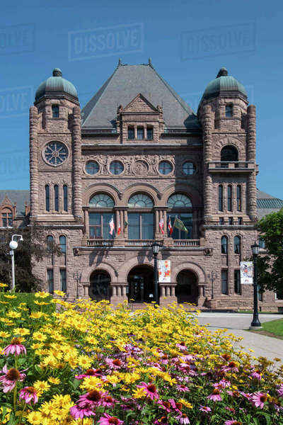 Queen's Park Legislative Assembly of Ontario Building in summer, Queens ...