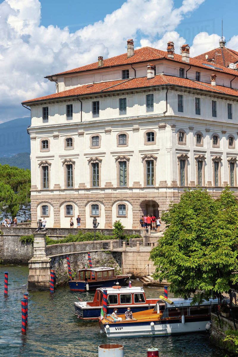Palazzo Borromeo located on Isola Bella, Isole Borromee, Lago Maggiore ...