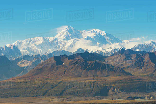Alaska Range seen from K'esugi Ridge Trail, Denali State Park ...