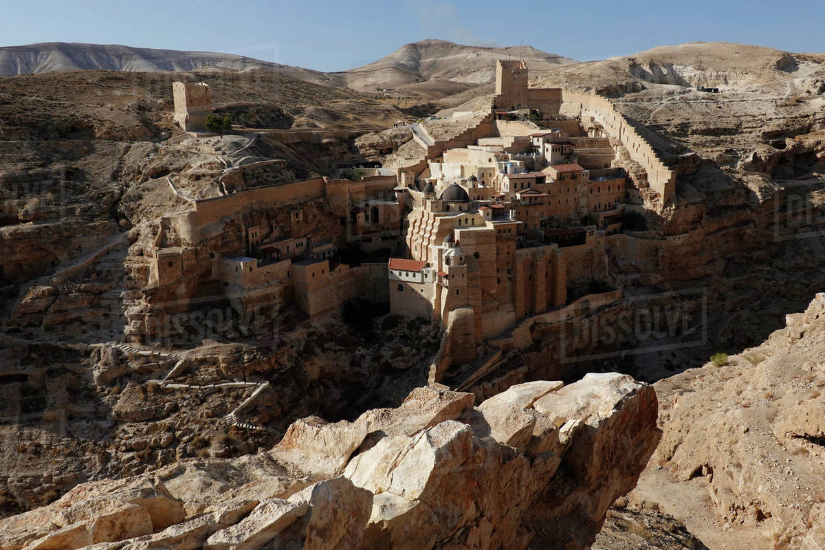 Mar Saba, one of the oldest continuously inhabited monasteries in the ...