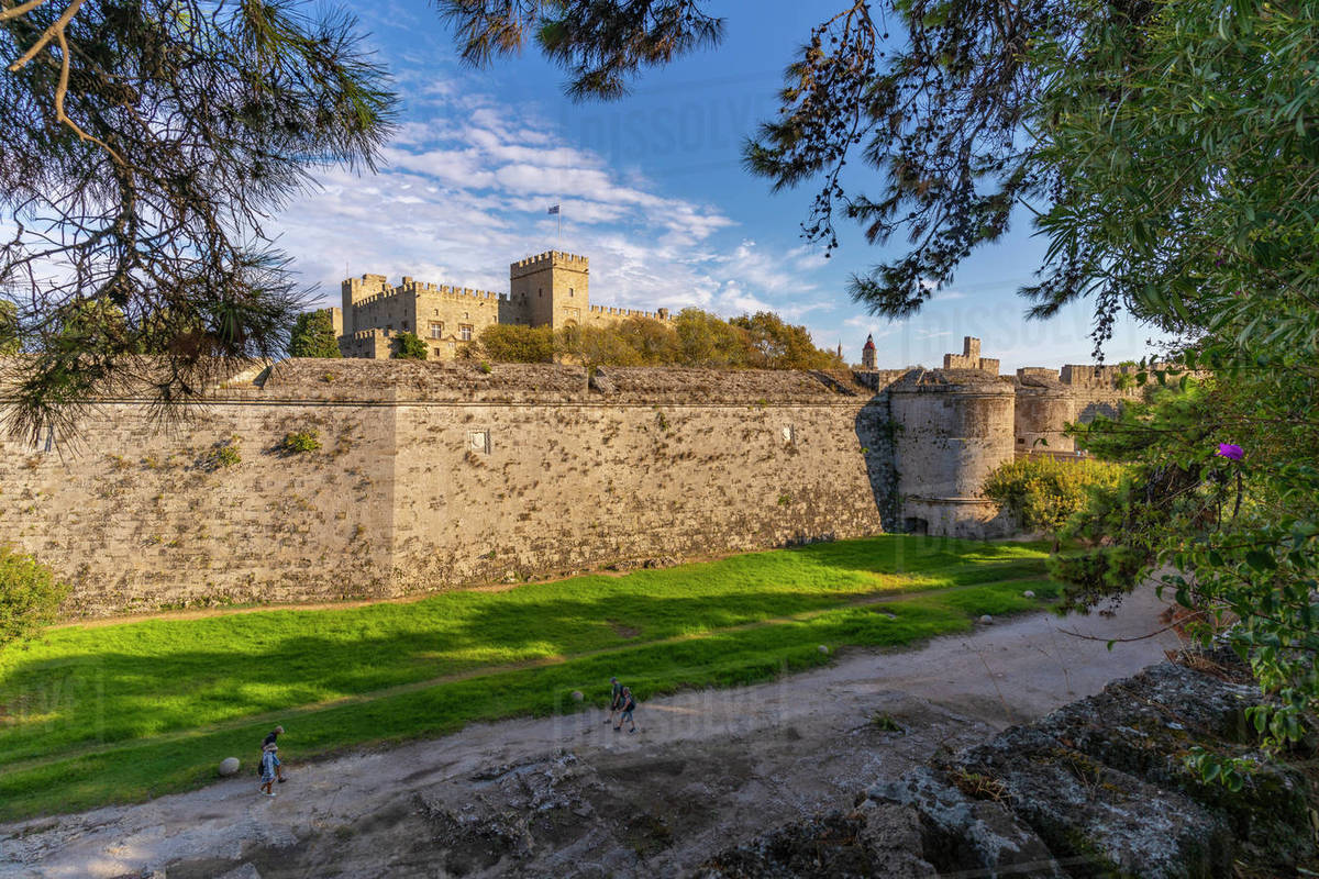 View of Gate of Amboise, Old Rhodes Town, UNESCO World Heritage Site ...