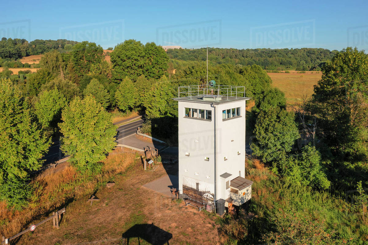 Vacha Border Tower Memorial, former East German watchtower on the ...