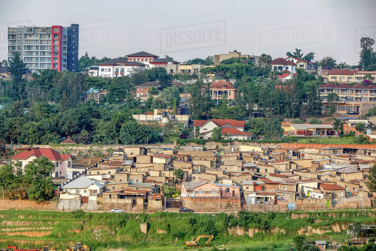 Buildings in Kigali, Rwanda, Africa - Royalty-free Stock Photo | Dissolve