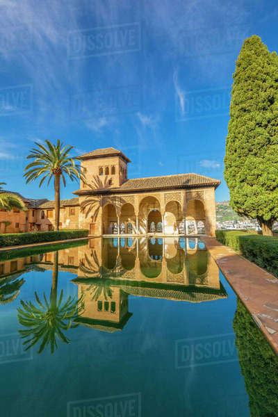 Palace of the Partal, The Alhambra, UNESCO World Heritage Site, Granada ...