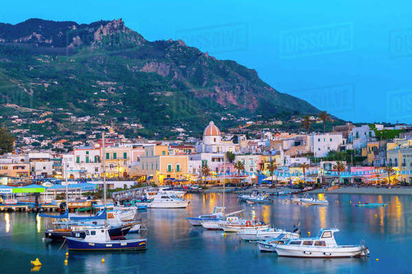 Marina de Forio, Forio Harbour and Beach, Forio, Island of Ischia ...