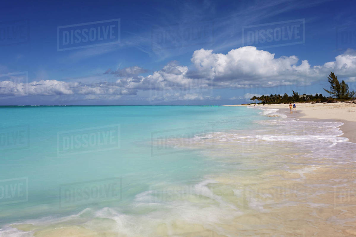 The sands of Grace Bay, the most spectacular beach on Providenciales ...