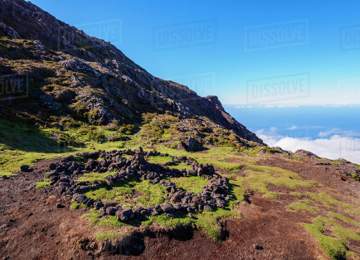 Mount Pico Slope, Pico Island, Azores, Portugal, Atlantic, Europe ...