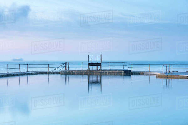 The Bathing Pools at La Vallette, St. Peters Port, Guernsey, Channel ...