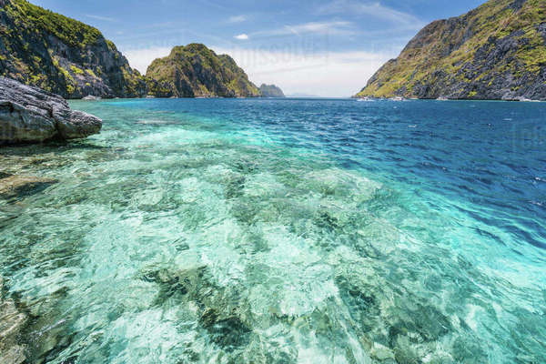 El Nido, Palawan, Philippines. Tapiutan strait on island tour C ...