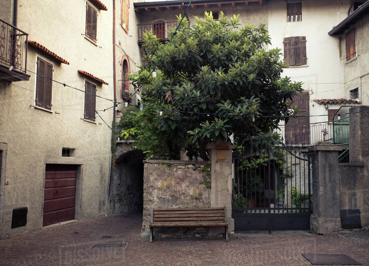 Old streets of ancient small italian town - Stock Photo - Dissolve