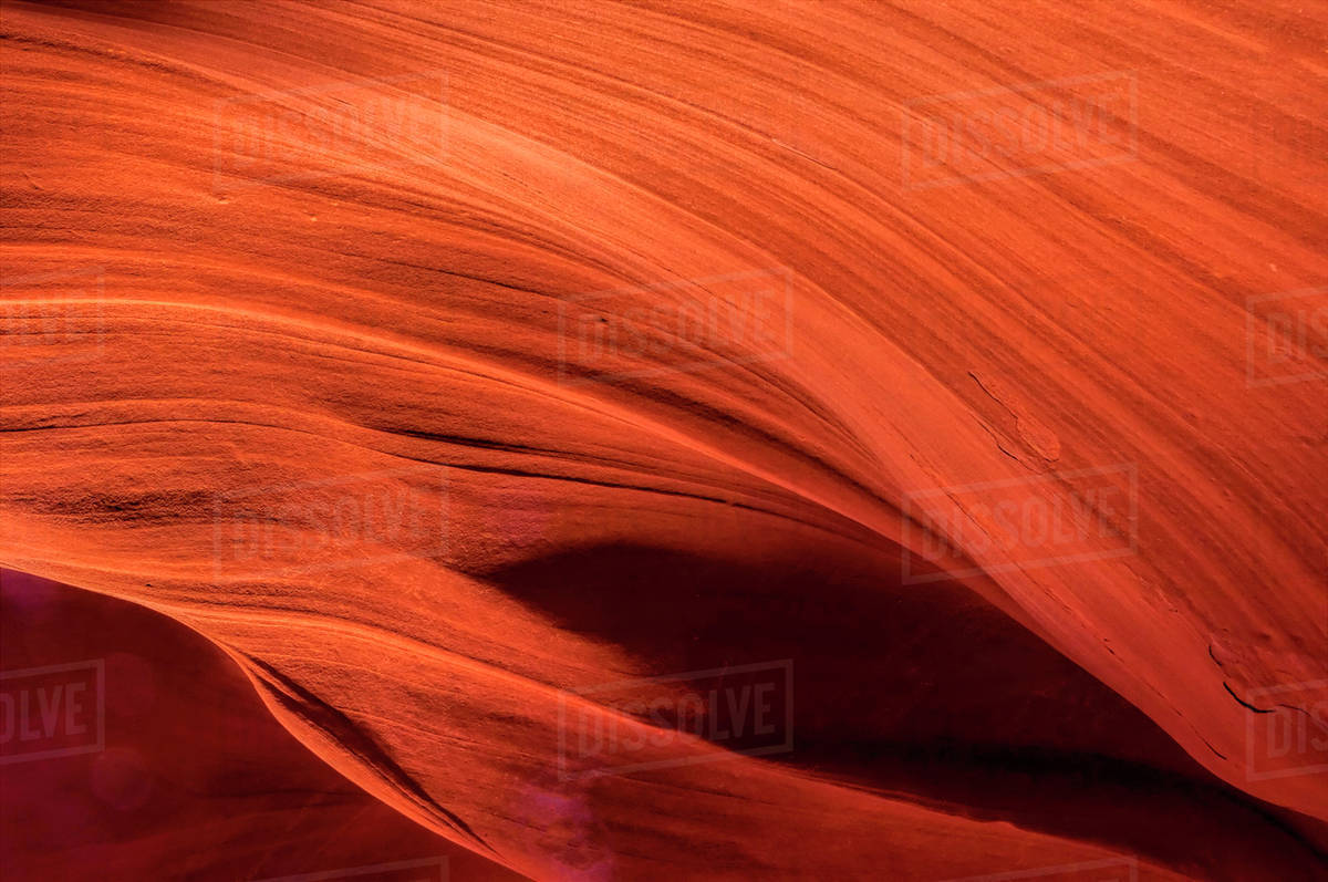 USA, Arizona, Paige. Rock patterns in Antelope Canyon. - Stock Photo ...