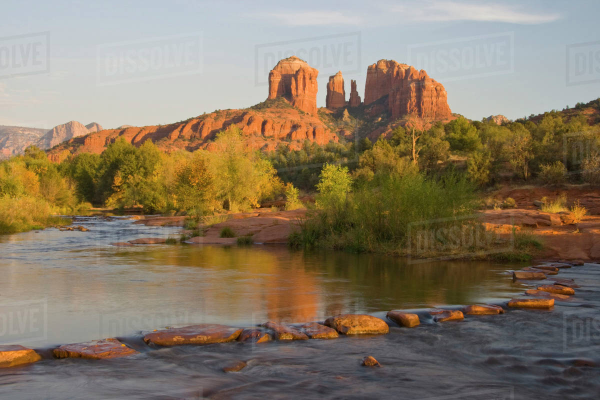AZ, Arizona, Sedona, Crescent Moon Recreation Area, Red Rock Crossing ...