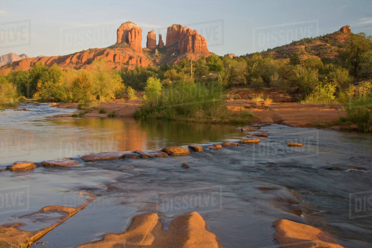 AZ, Arizona, Sedona, Crescent Moon Recreation Area, Red Rock Crossing ...