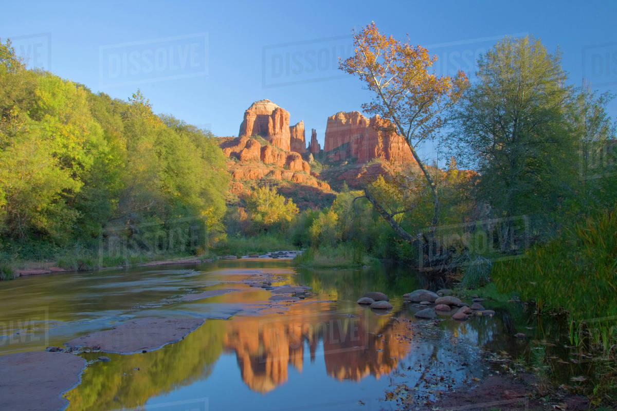 AZ, Arizona, Sedona, Crescent Moon Recreation Area, Red Rock Crossing ...
