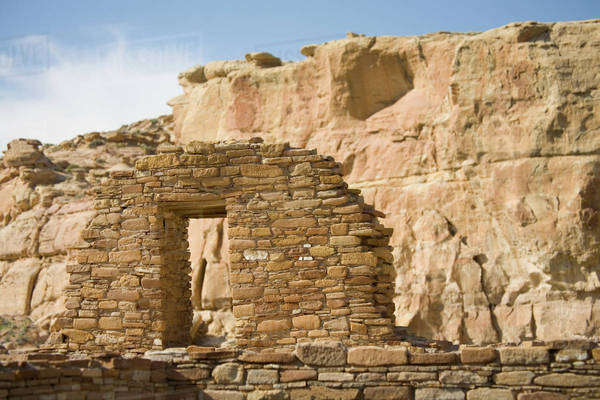NM, New Mexico, Chaco Culture National Historic Park, Chaco Canyon ...