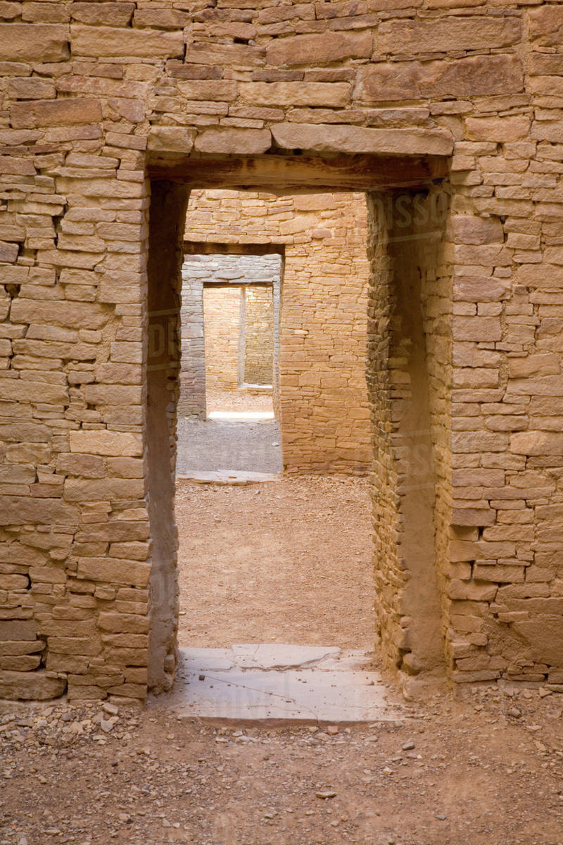 NM, New Mexico, Chaco Culture National Historic Park, Chaco Canyon ...