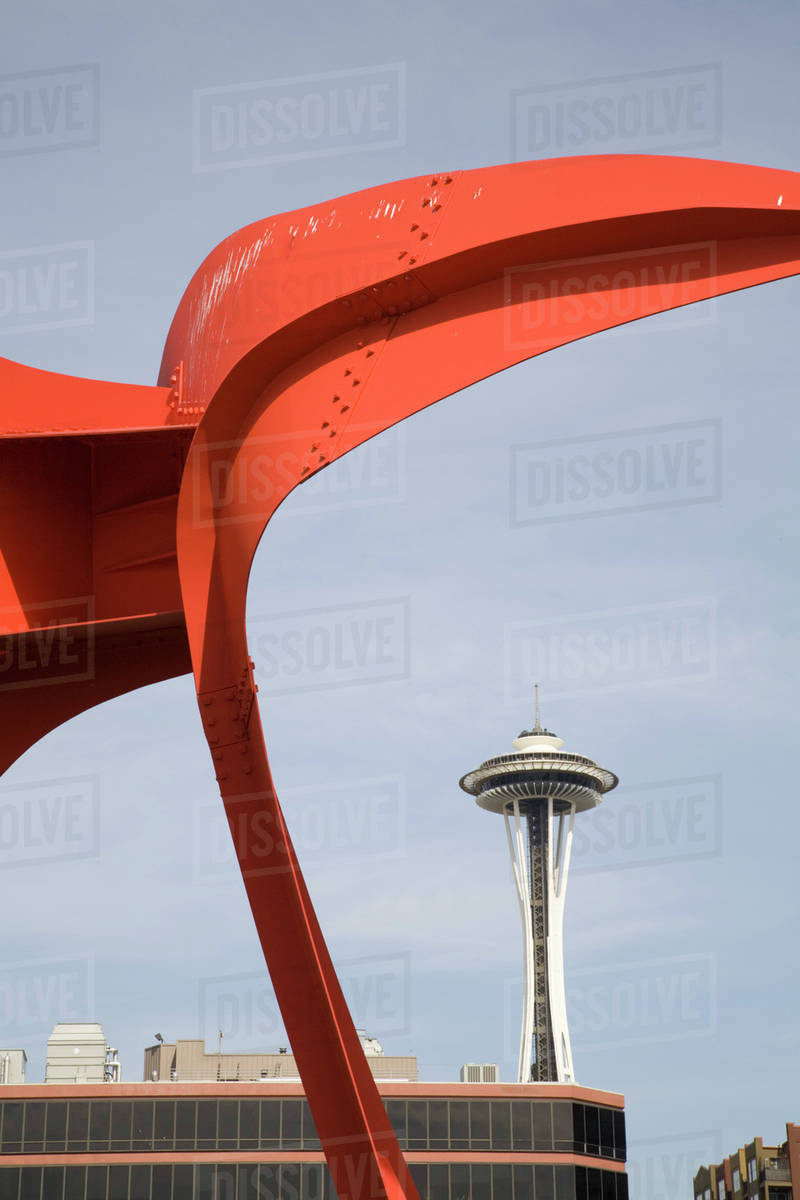 WA, Seattle, Seattle Art Museum, Olympic Sculpture Park, Eagle by ...